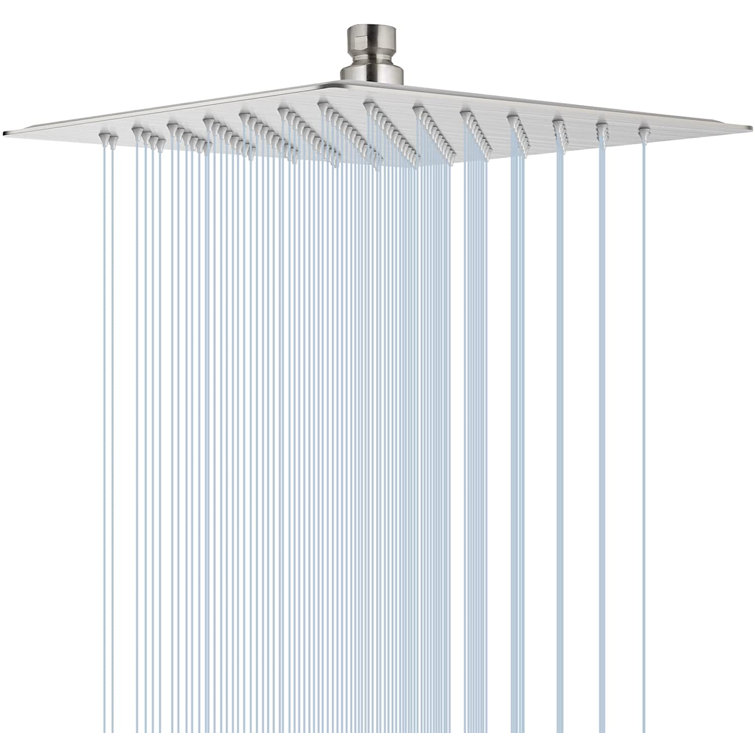 Smartlet Rain Fixed Shower Head 2 5 Gpm Gpm Wayfair Canada